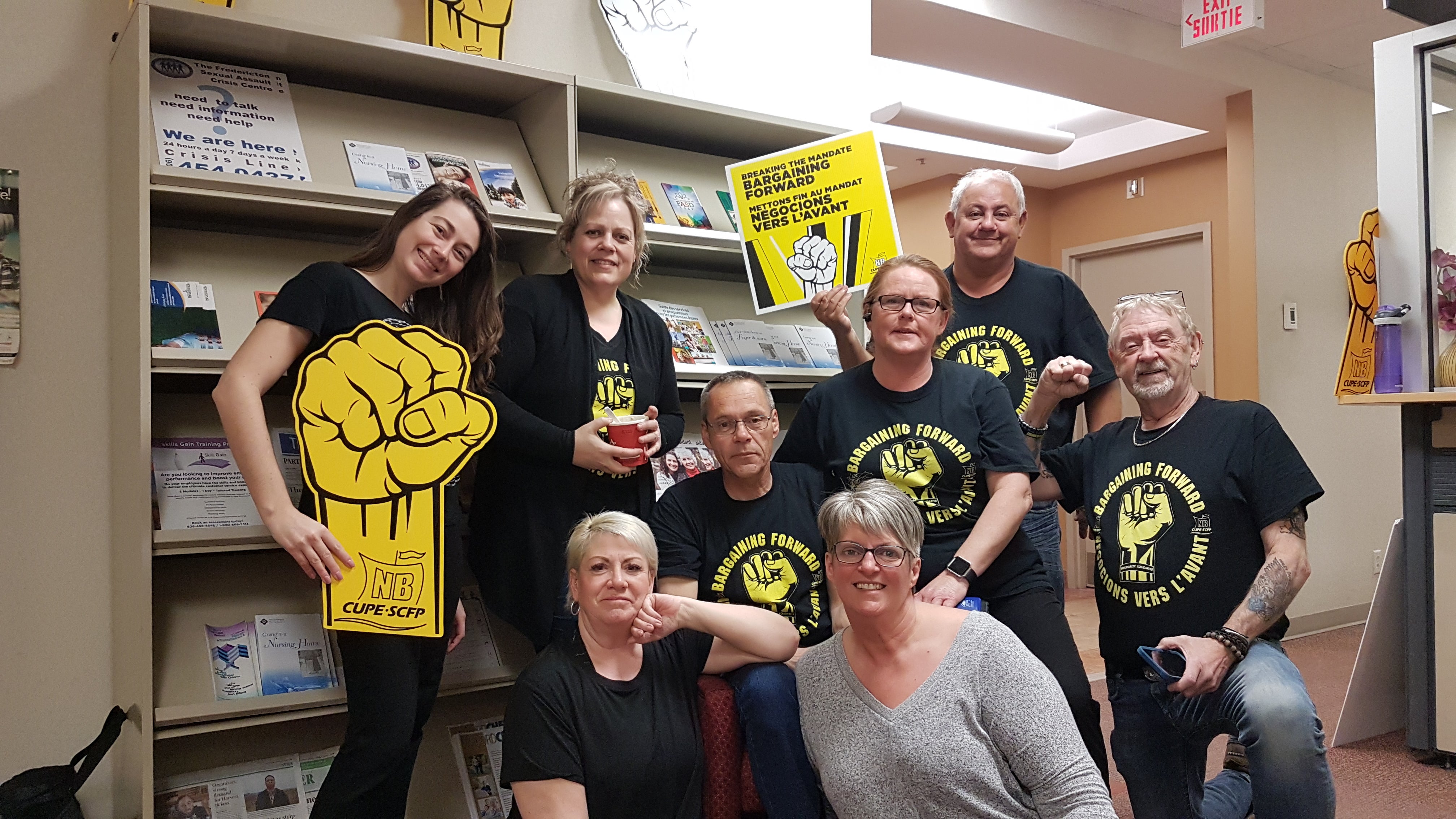 Occupation of Social Development begins | CUPE New Brunswick