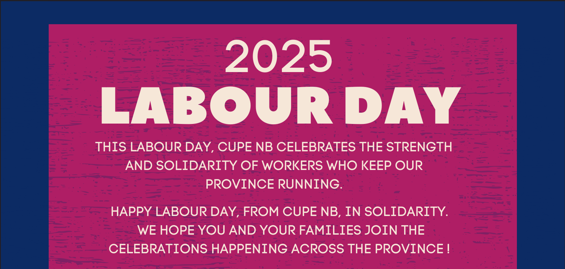 2025 | CUPE New Brunswick